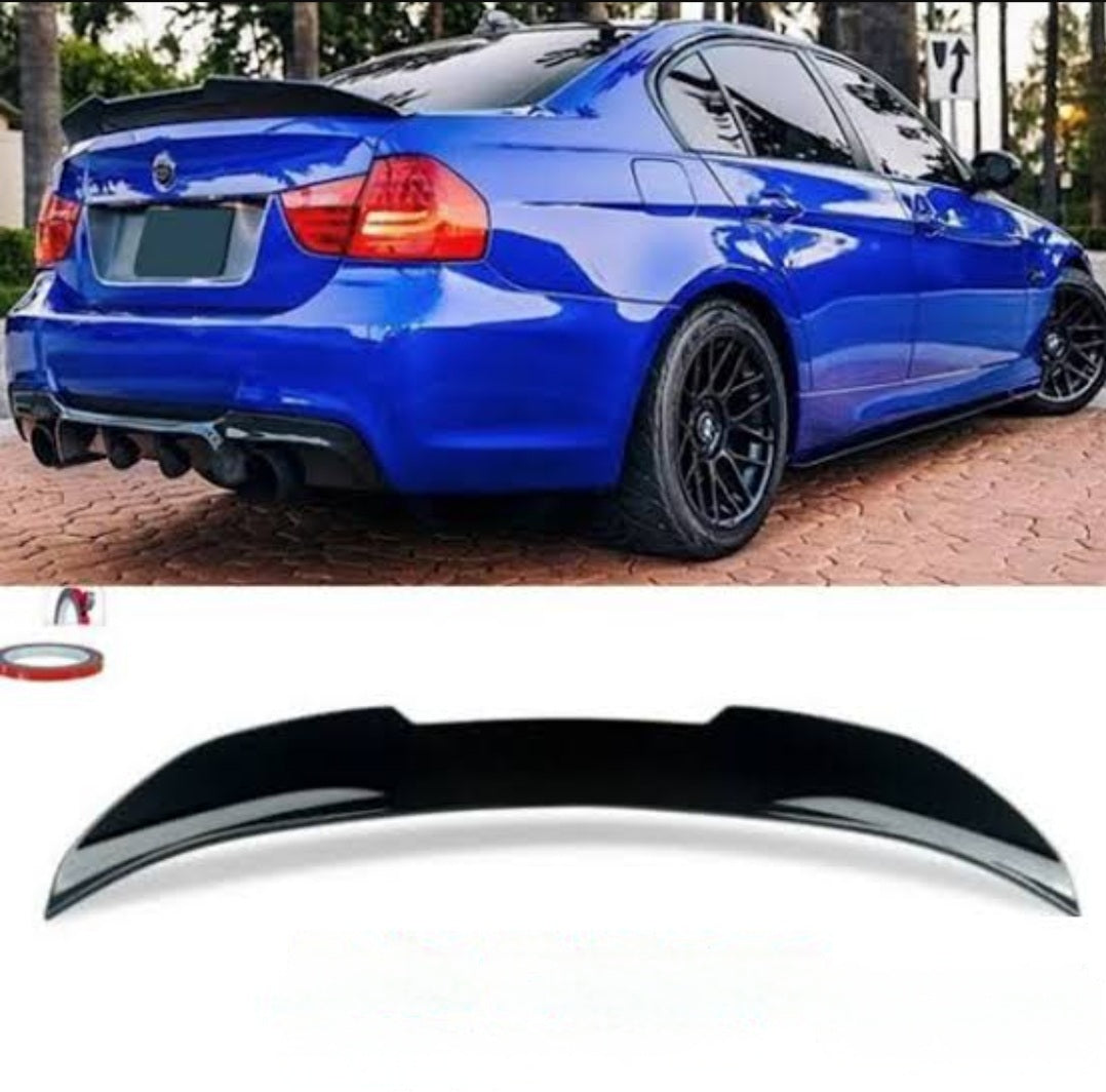 BMW E90 M4 STYLE BOOT SPOILER GLOSS BLACK