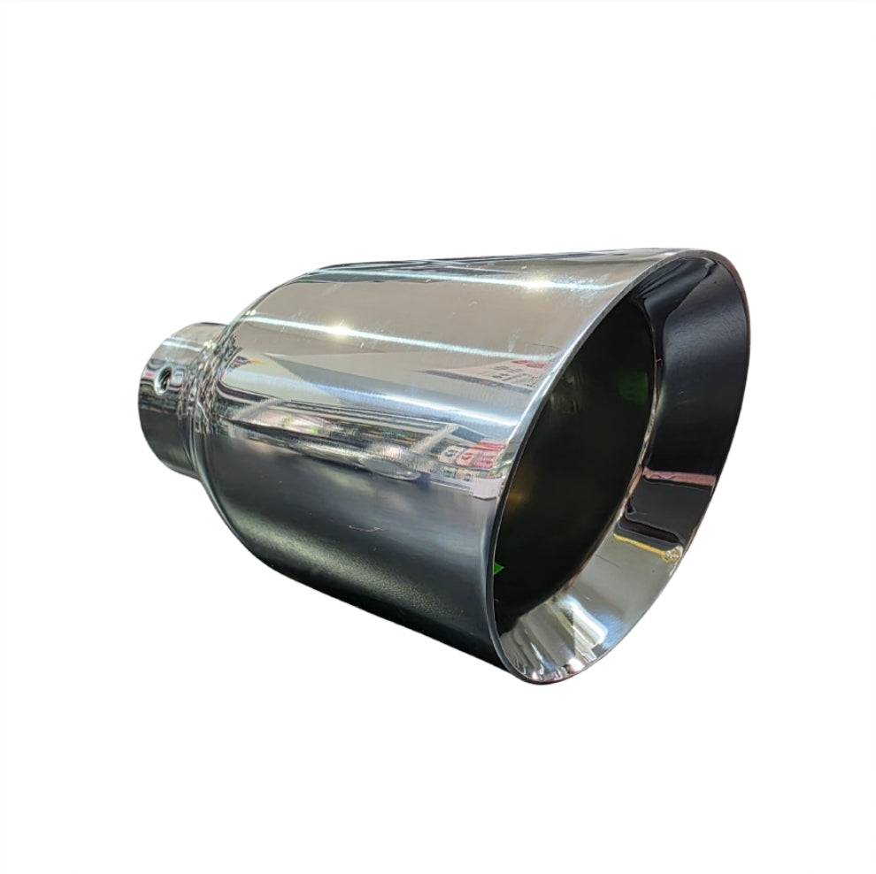 Single exhaust tip chrome 63-102