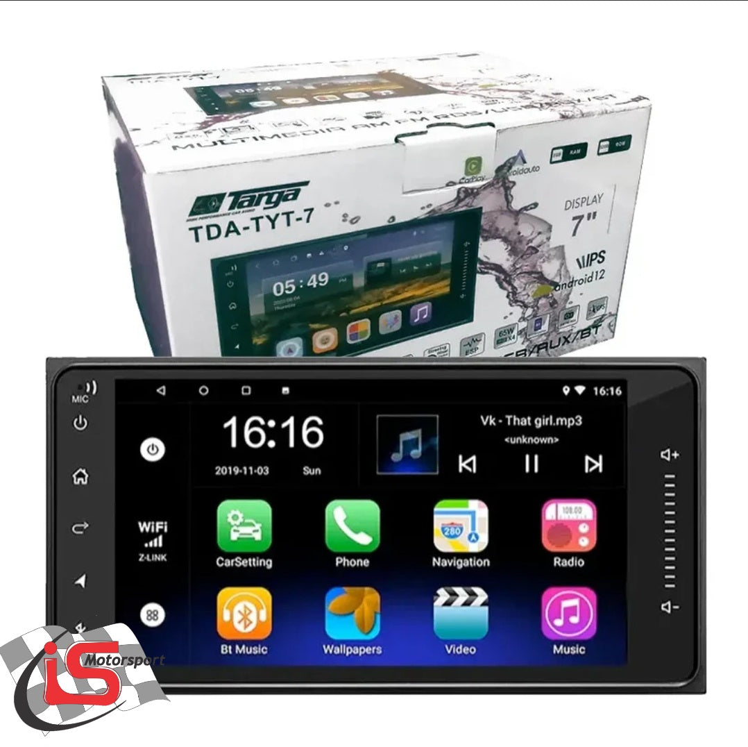 TARGA UNIVERSAL 7 INCH RADIO ANDROID TOYOTA