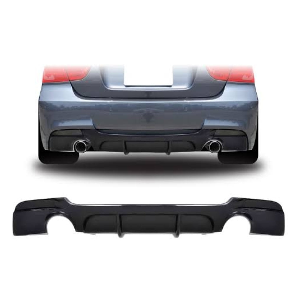 BMW E90 SINGLE PIPE DUAL OUTLET DIFFUSER