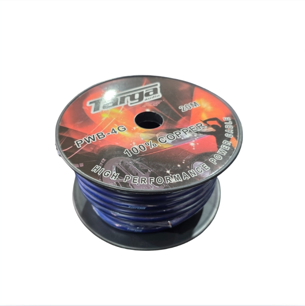 TARGA 4 GAUGE 100% COPPER POWER CABLE METER