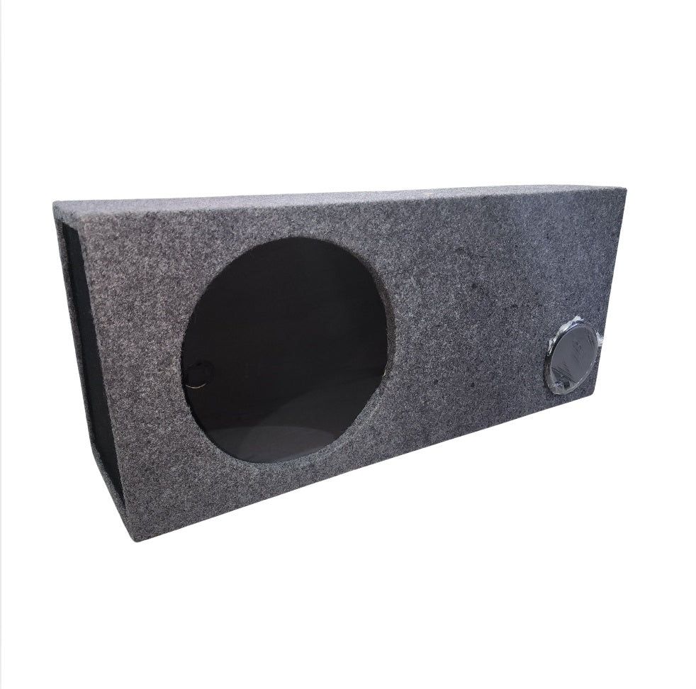 12 INCH SINGLE LONG PORT SUB BOX GREY